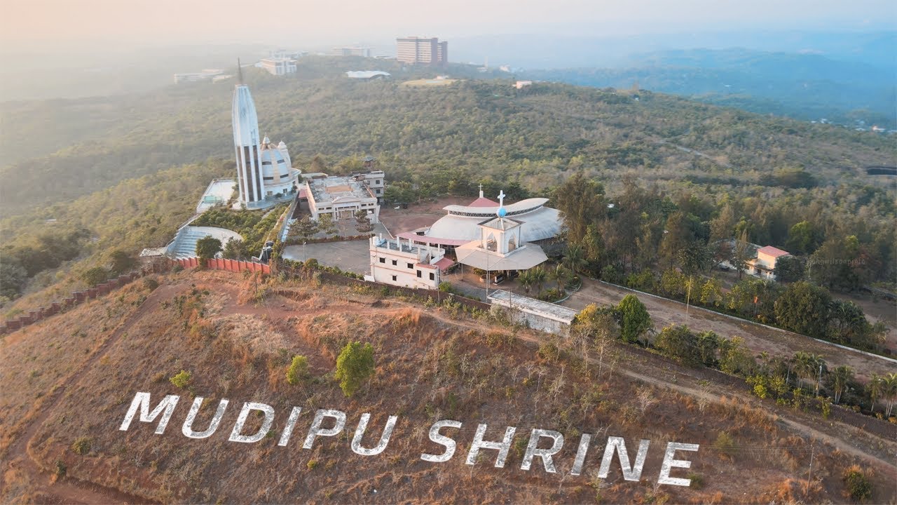 Mudipu - St. Joseph Vaz Shrine, | Drone view | #mangalorediocese - YouTube
