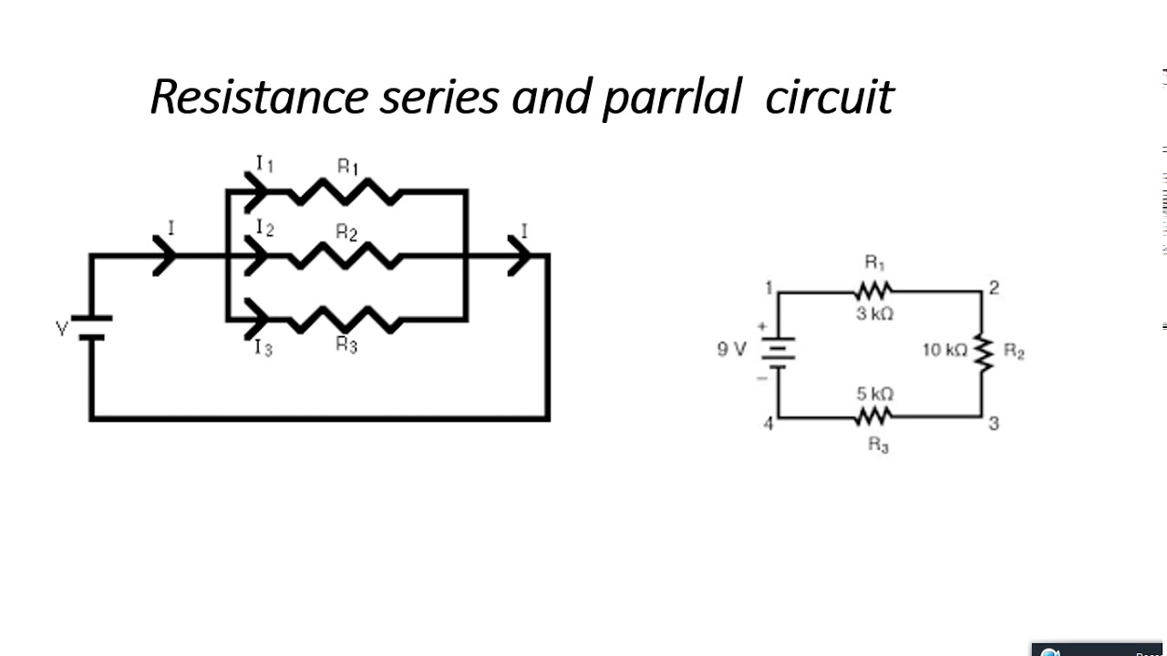 Resistance series and prallel circuit in Hindi. With calculate current ...