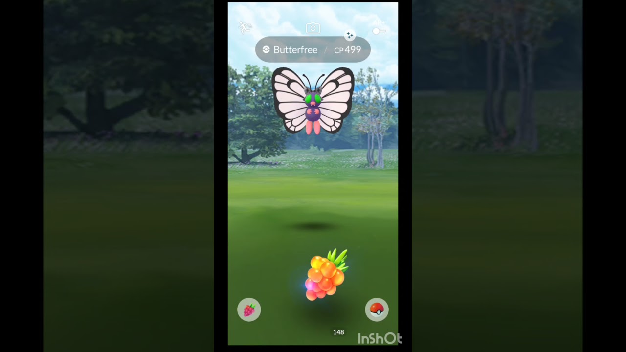 shiny butterfree pokemon go - YouTube
