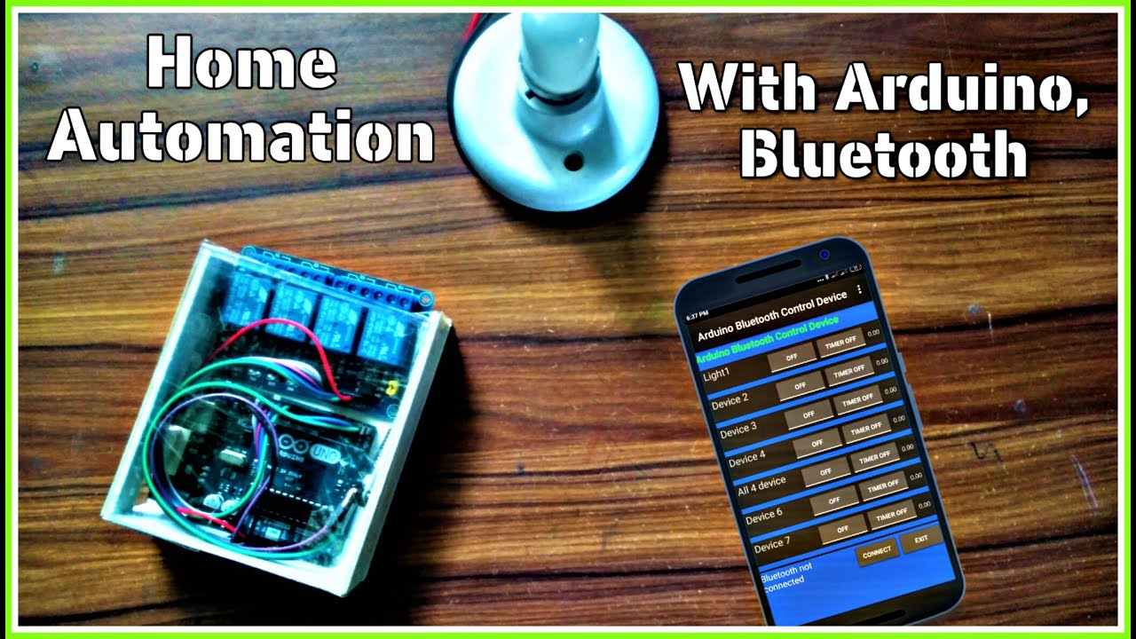 Control Light fan using Mobile Phone | Home Automation - YouTube