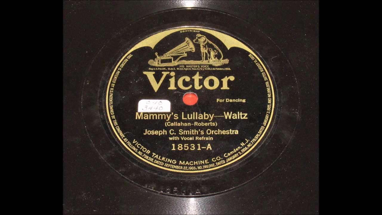 Joseph C. Smith's Orchestra - Mammy's Lullaby-Waltz (1919) - YouTube