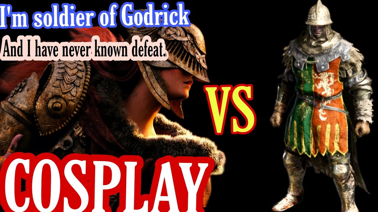 ELDEN RING-MALENIA VS SOLDIER OF GODRICK(COSPLAY)ΝΟ ΗΙΤ/NG+10 - YouTube
