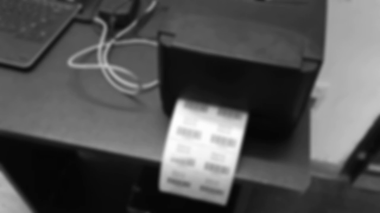 Barcode Sticker printing video| TSC Barcode Label printer setup|TSC TE ...