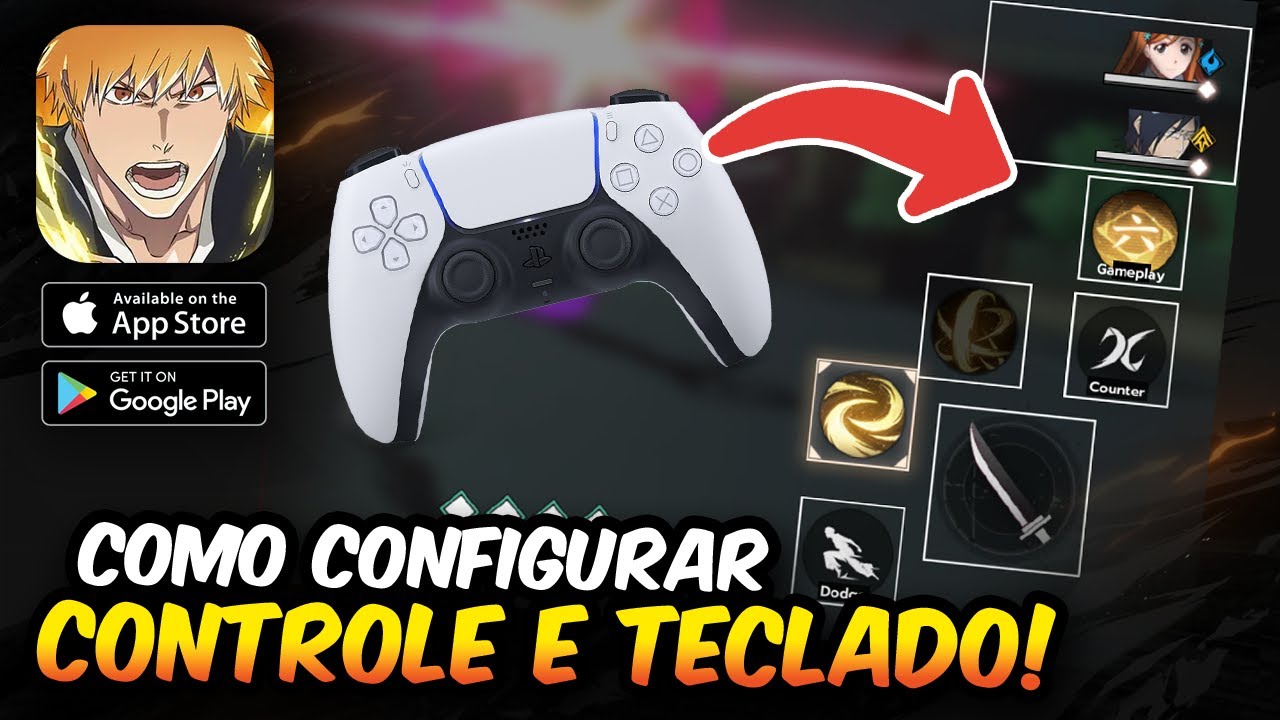 COMO CONFIGURAR CONTROLE E TECLADO NO PC! - BLEACH Soul Resonance - YouTube