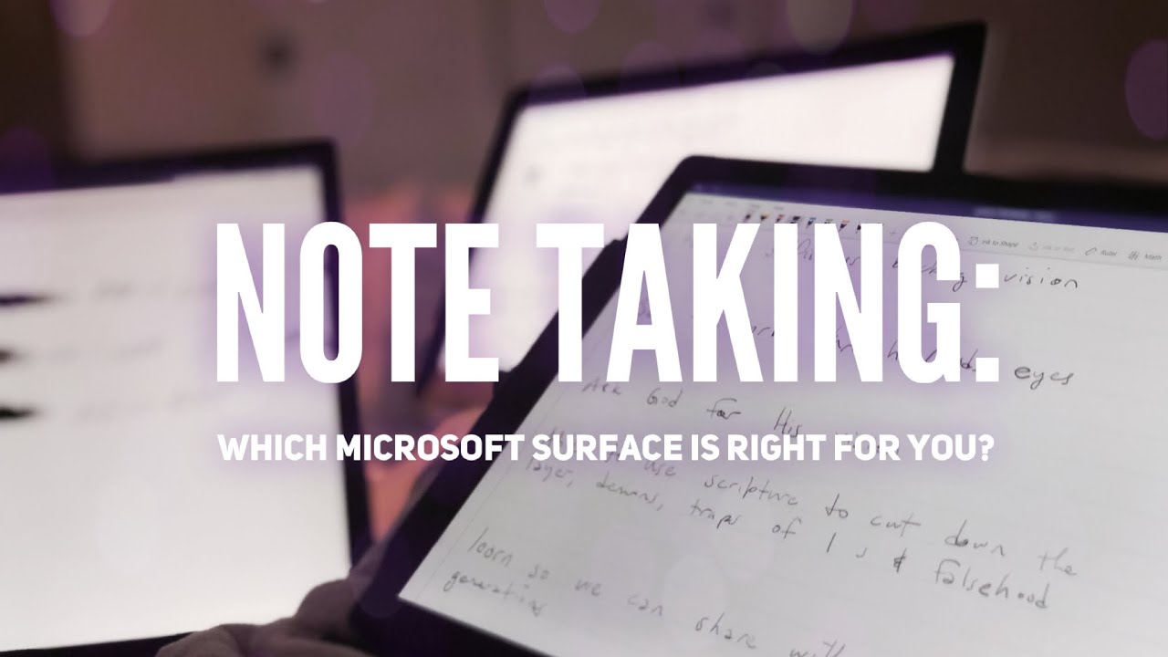 Onenote and Windows pen and ink - Surface Pro - Go - Book - What's the ...
