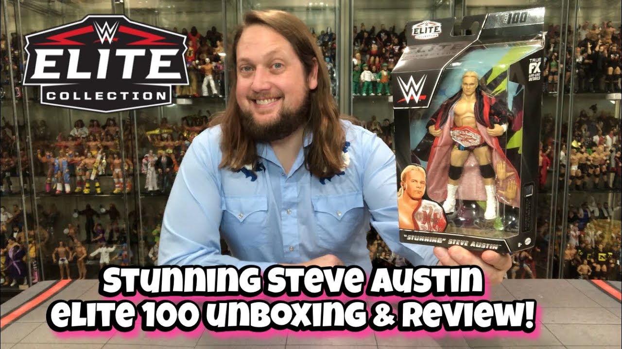 Stunning Steve Austin WWE Elite 100 Unboxing & Review! - YouTube
