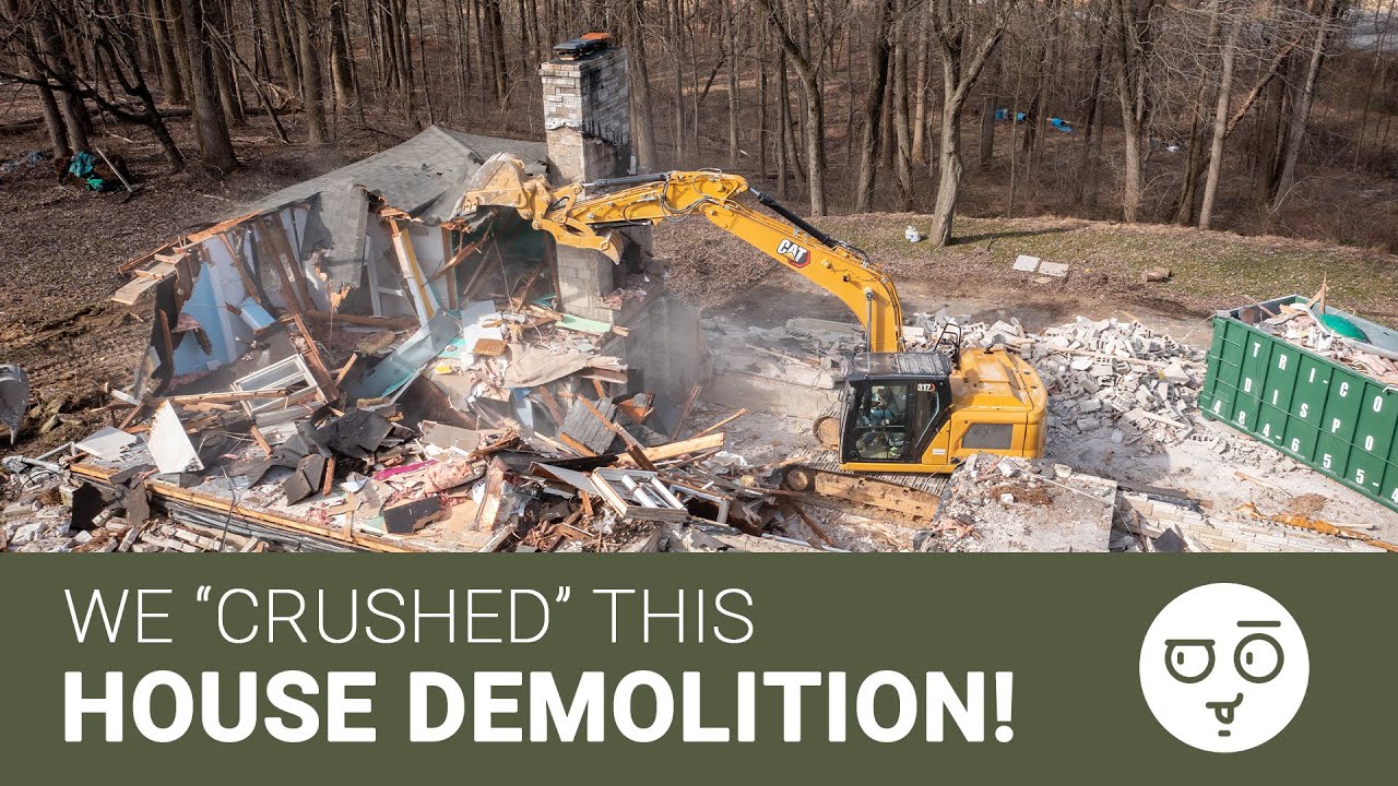 House Demolition | Our House Demo Process - YouTube