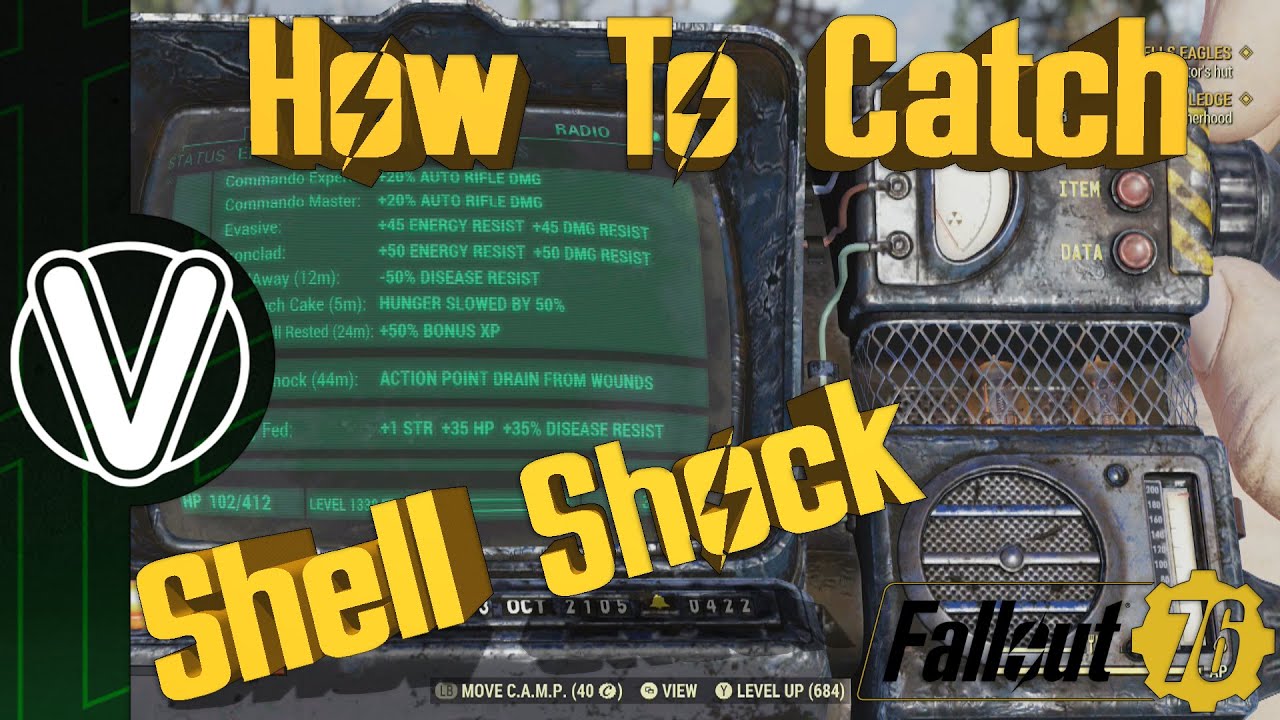 Fallout 76 | How To Get Shell Shock Disease *Atom Challenge* (Fallout ...