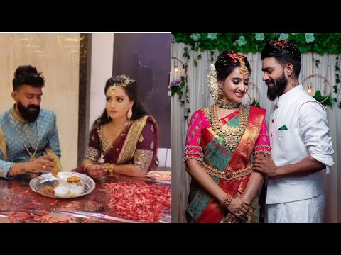 Serial Actress Mounika Devi Marriage Photos and Videos | Mounikadevi ...