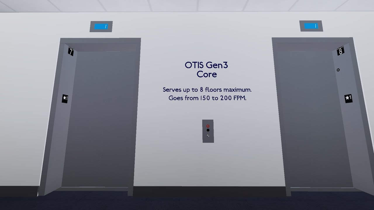 Riding all Otis gen 3 elevators at Otis gen 3 elevator showcase ...