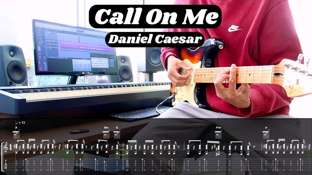 Call On Me Guitar Tutorial - Daniel Caesar - YouTube