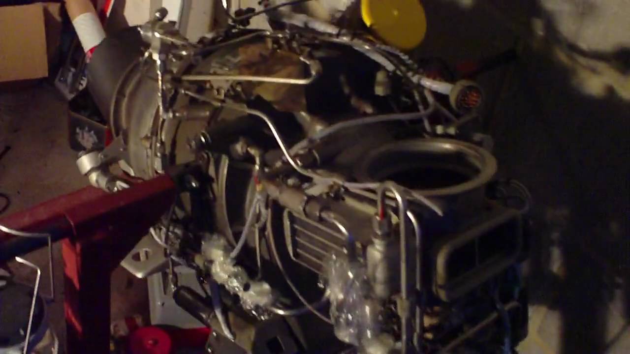 Williams WR27-1 Turbine Engine New Starter Test - YouTube