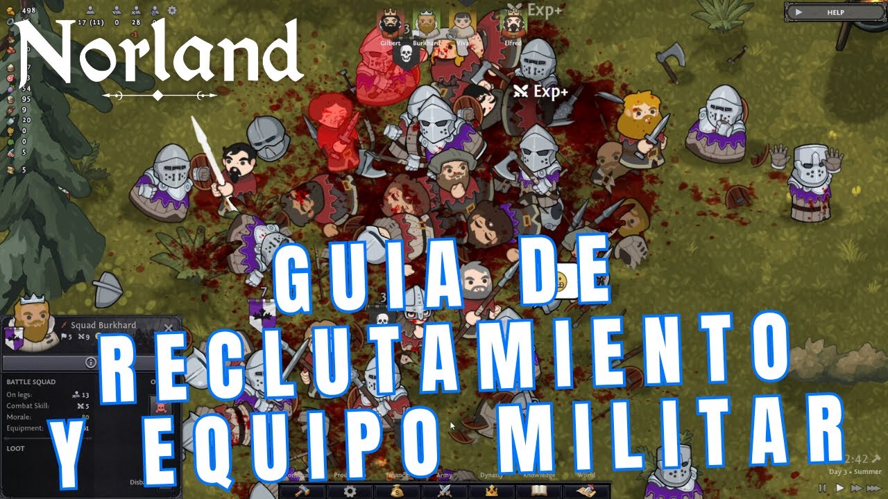NORLAND - GUIA MILITAR - EQUIPAMIENTO Y TIPOS DE SOLDADOS - YouTube