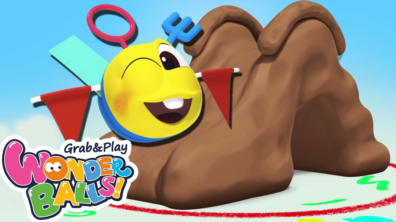 Coloring with Wonderballs | Action Painting | Cartoons for Kids ...