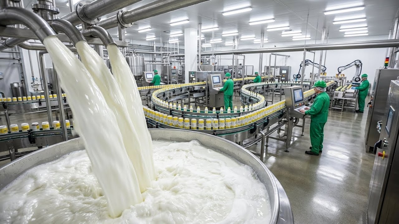 Inside the Condensed Milk Factory – From Millions of Raw Milk Liters to ...