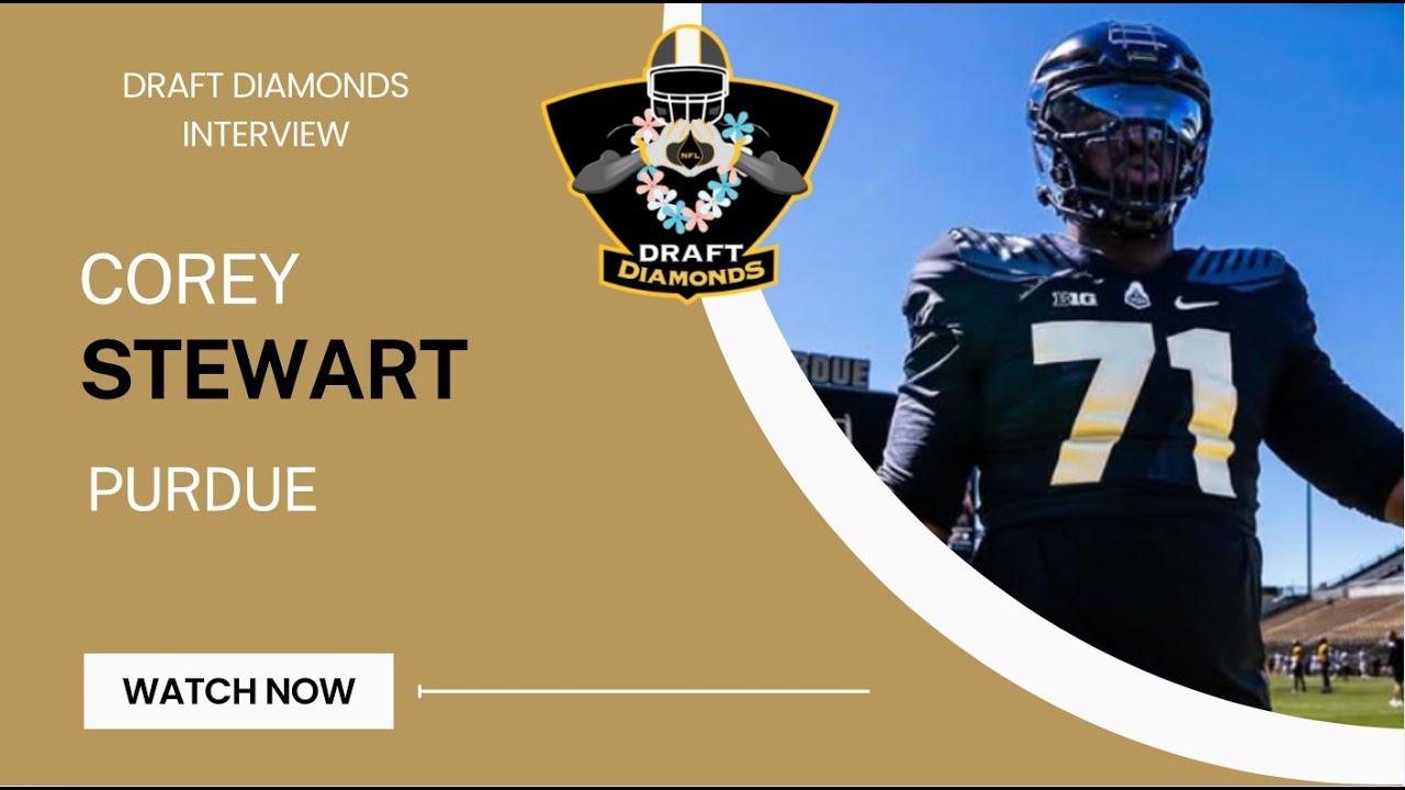 Corey Stewart, OT, Purdue | 2025 NFL Draft Prospect Zoom Interview ...