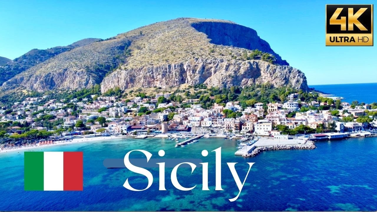 Amazing Drone Aerial View 4K | Flying Over Sicily in Italy 2022 - YouTube