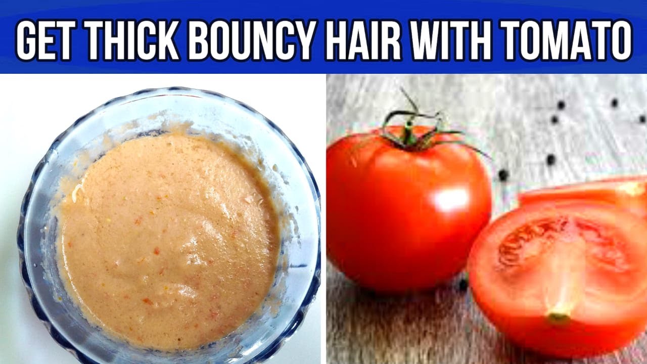 Hair mask for thick and bouncy hair || Tomato Hair mask for oily hair ...