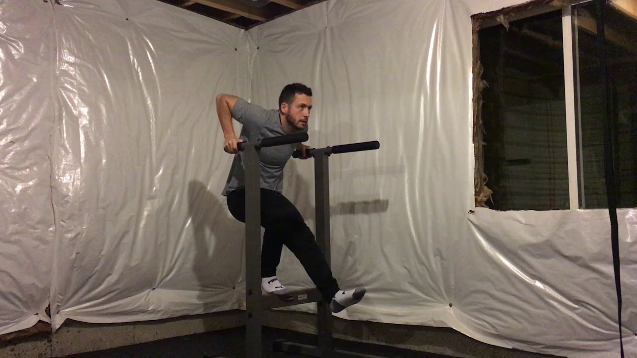 Leg Assisted Dips - YouTube