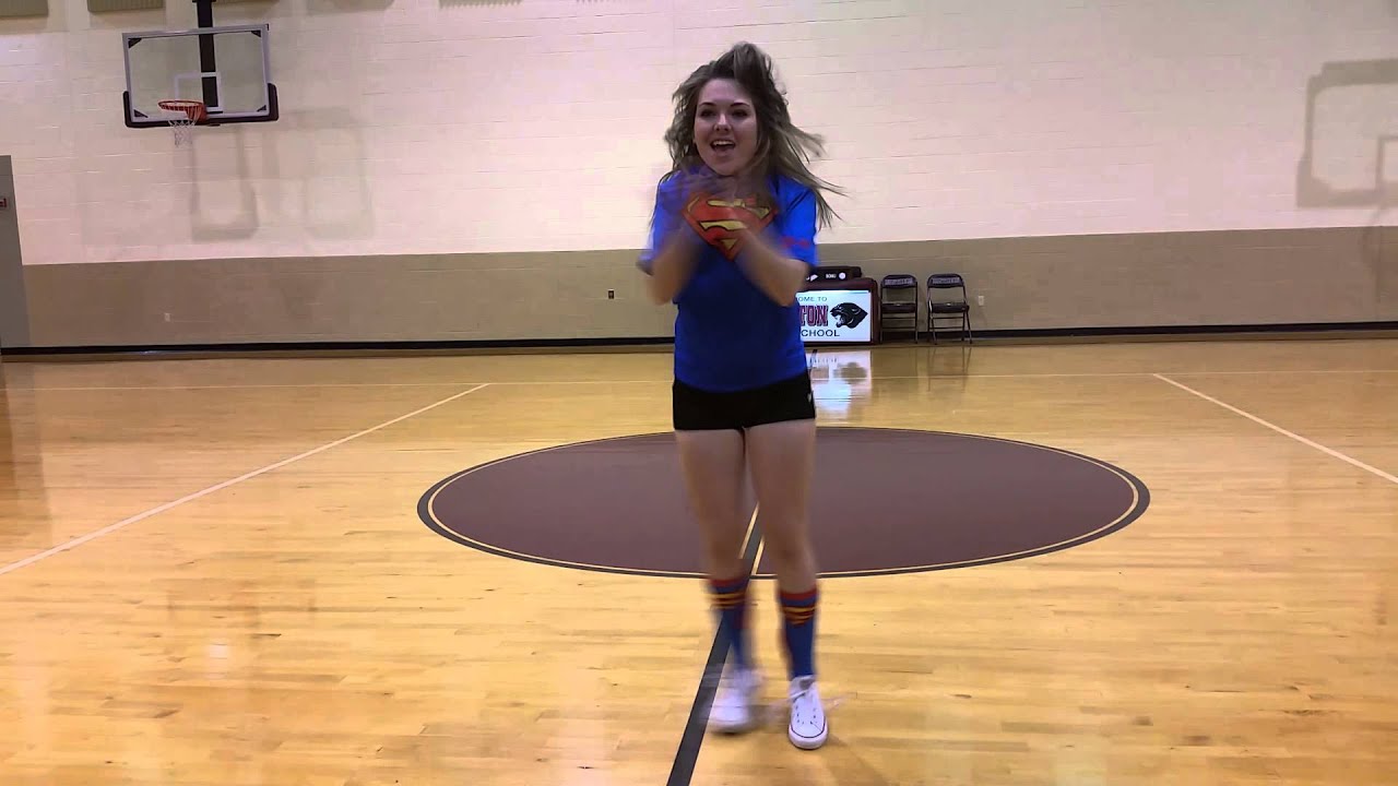 Tryout dance with music - YouTube