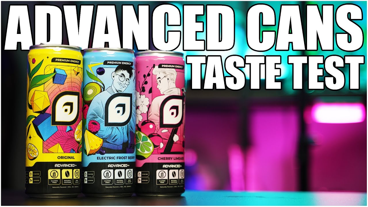 Taste Testing the NEW ADVANCED®gg Premium Energy Cans! - YouTube