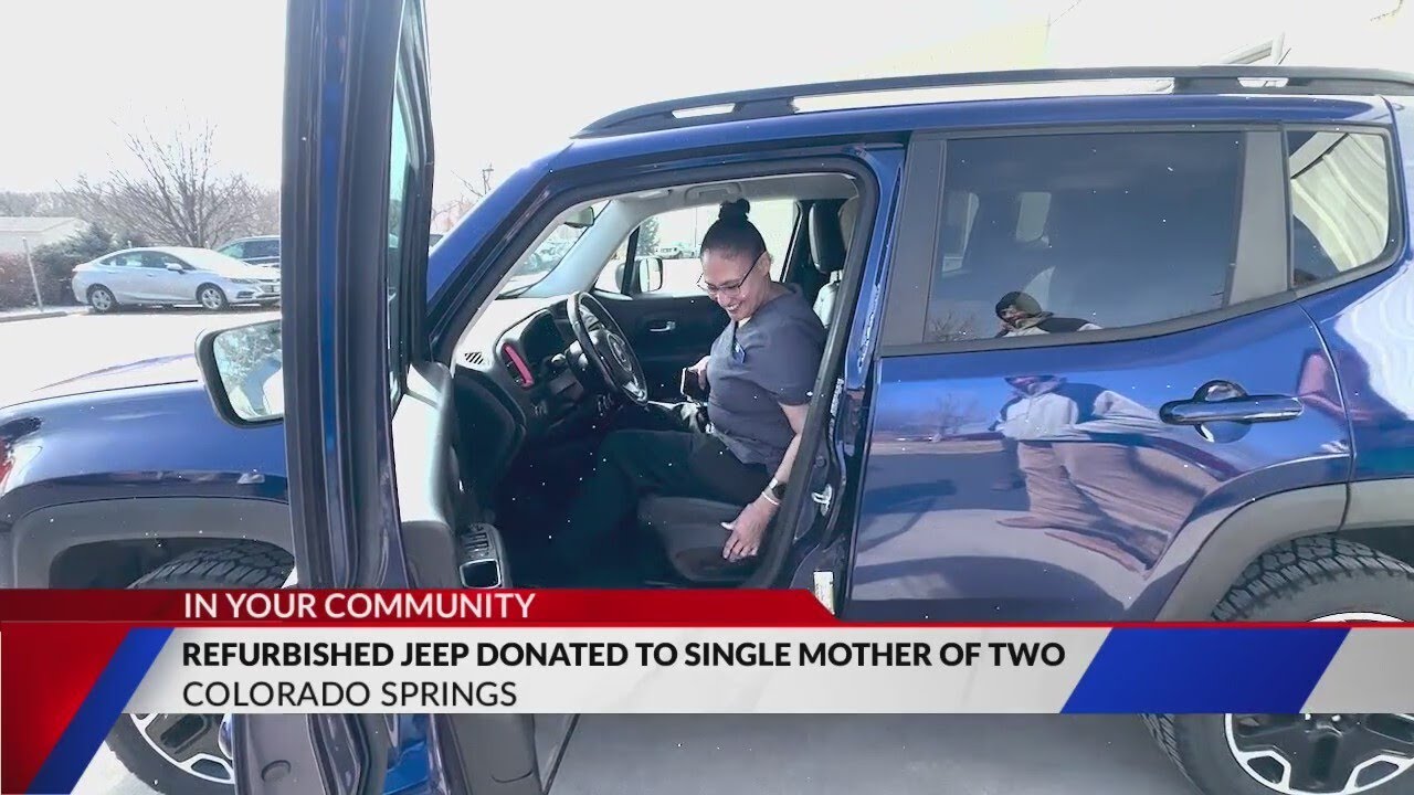 GEICO and NABC donate car to single mother of two - YouTube