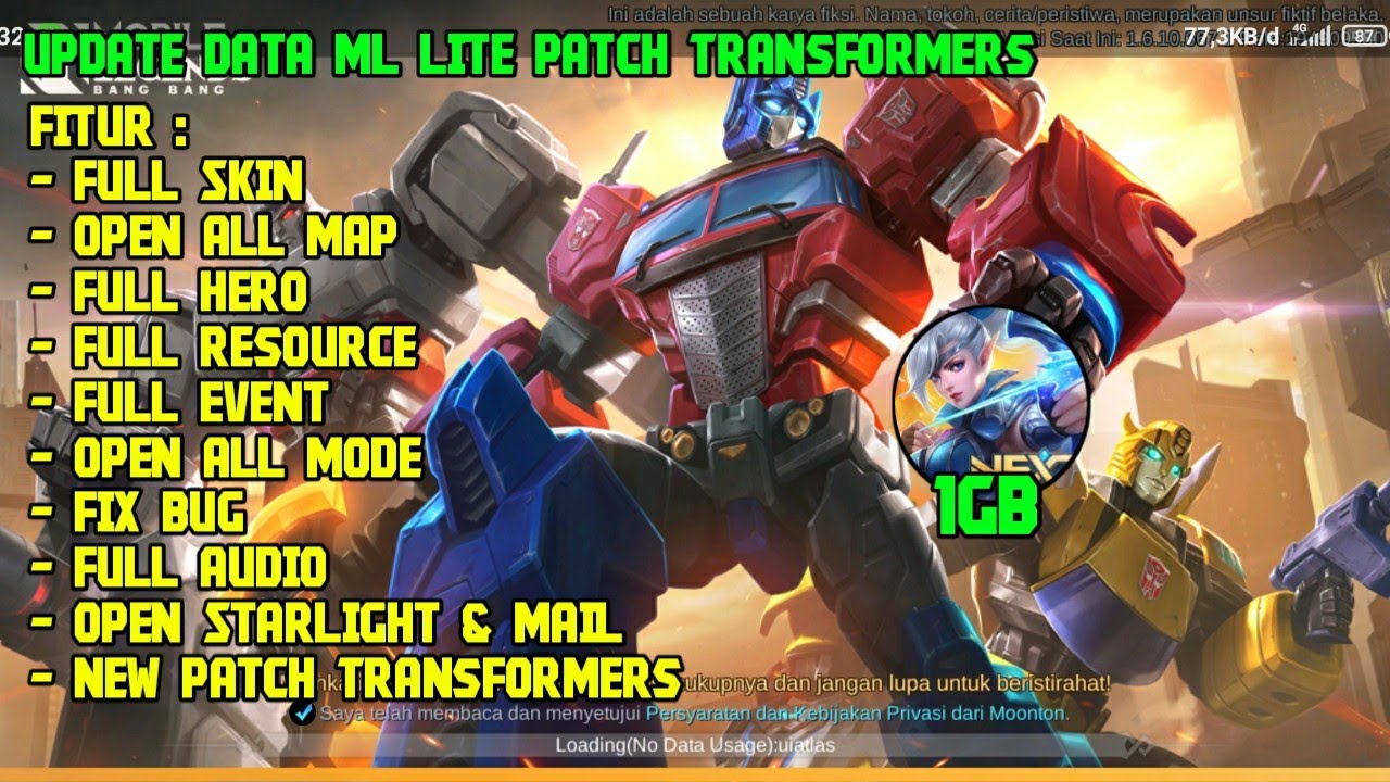 Data MLBB Lite 1GB Full Original | Fix lag MLBB | Data Lite - YouTube