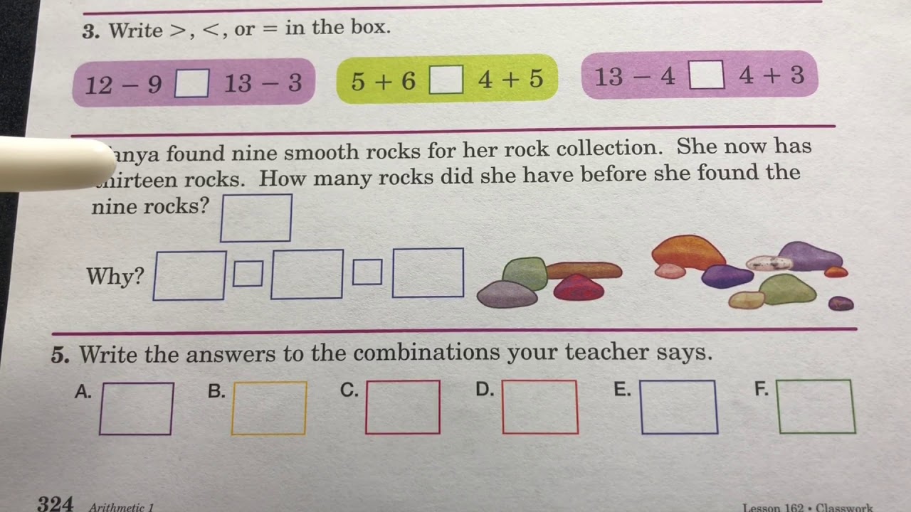 1st Grade_Seatwork_Explanation_Lesson 162 - YouTube