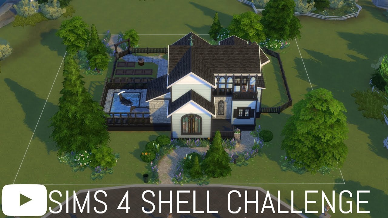sims 4 lilsimsie shell build challenge - YouTube