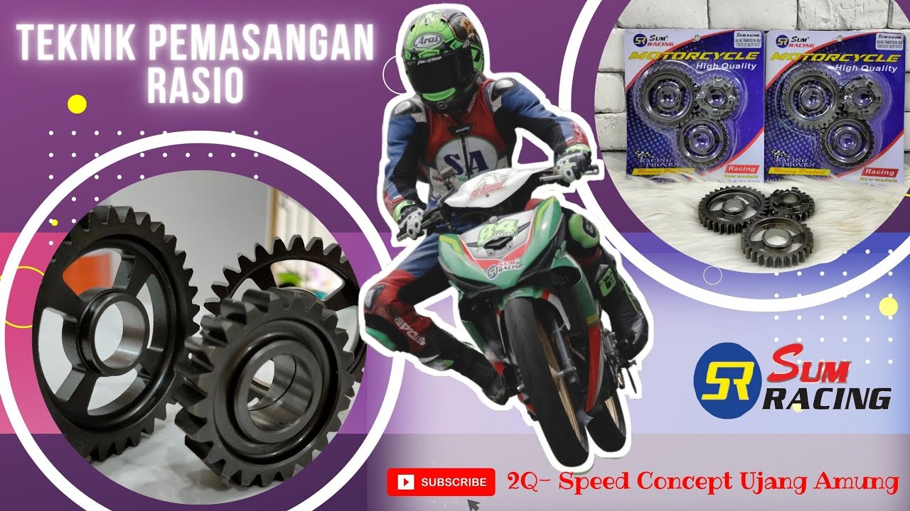 Teknik Pemasangan Rasio SUM RACING - YouTube