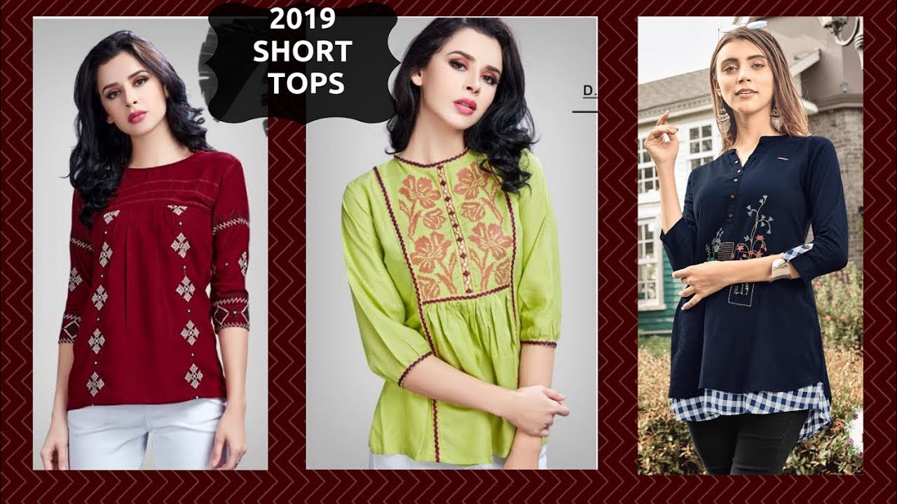 2019 New Launch Short Top | Top Designs To Wear With Jean - YouTube