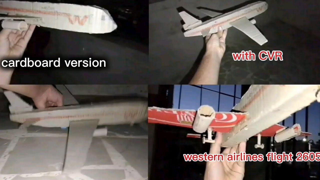 Western airlines flight 2605 cardboard version - CVR ( cockpit voice ...