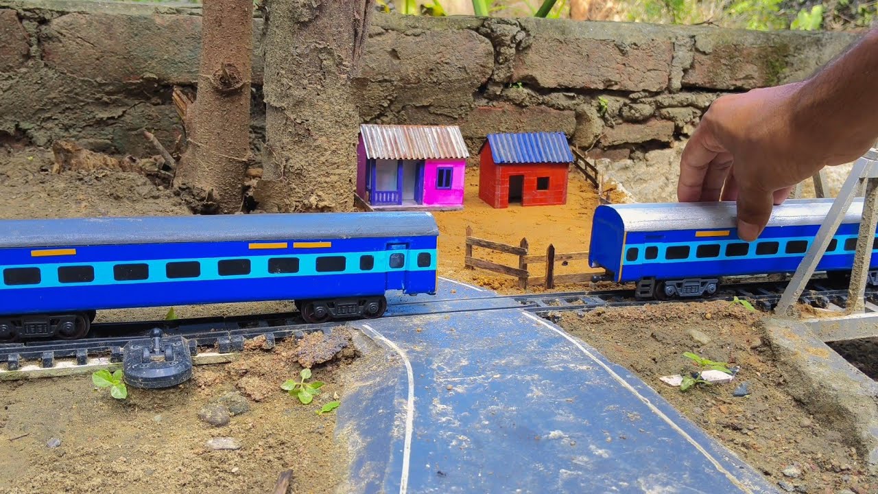 Indian model toy train Centy train realistic miniature train - YouTube