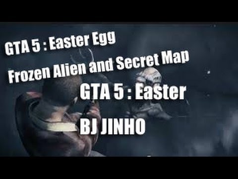 GTA5 이스터에그 에일리언 보기& GTA 5 : Easter Egg- Frozen Alien and Secret Map ...