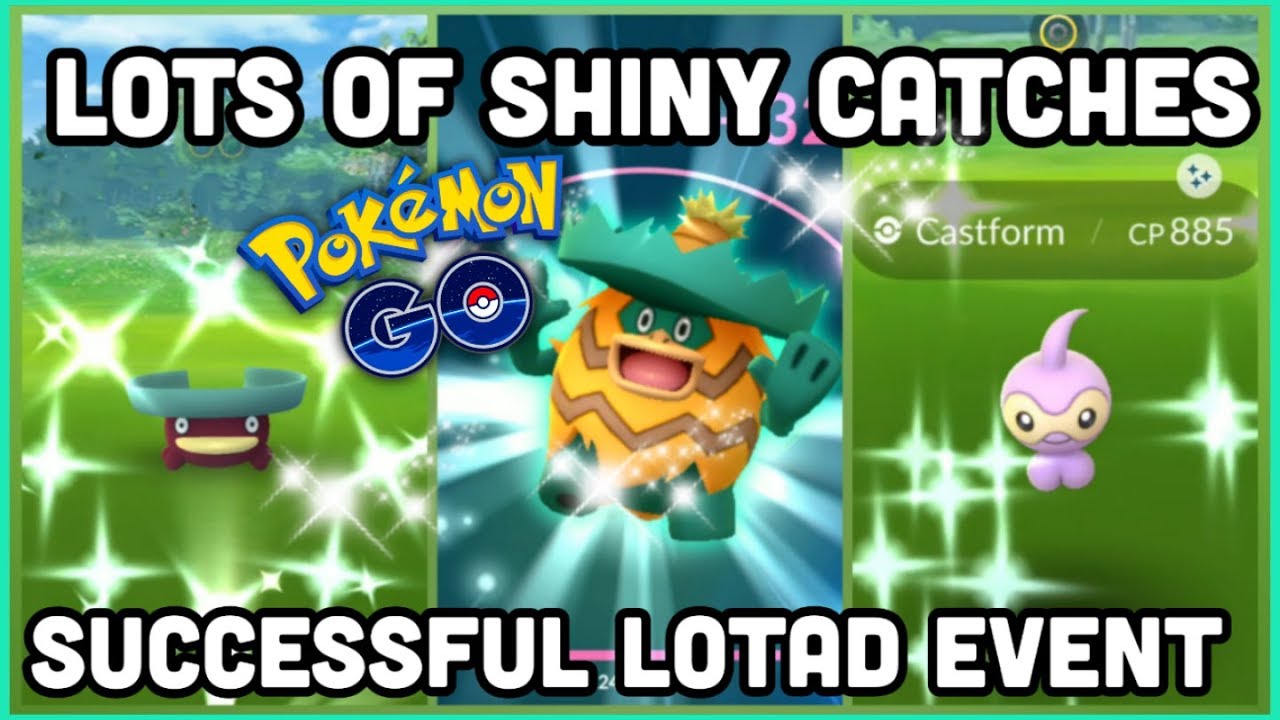 MY SHINY LOTAD & CASTFORM COLLECTION IN POKEMON GO | EVOLVING SHINY ...
