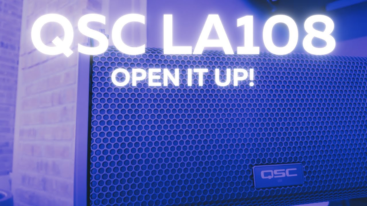 Unboxing QSC LA108 Line Array Loudspeaker - YouTube