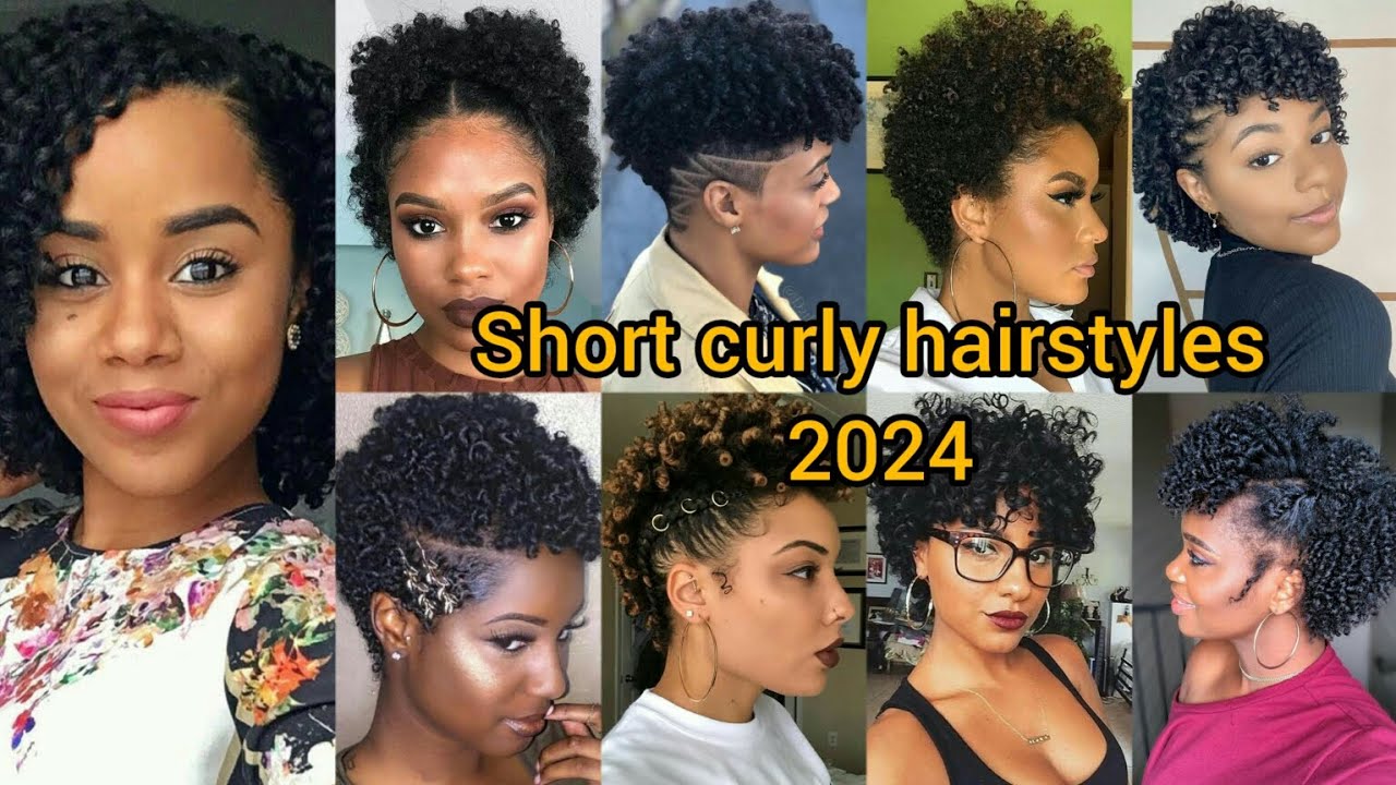 Very Short Curly Hairstyles 2024