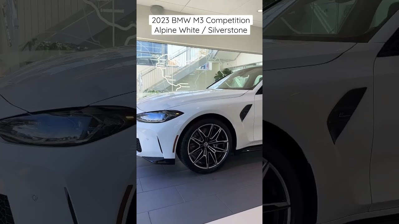 2023 BMW M3 Competition Alpine White on Silverstone with M Carbon ...