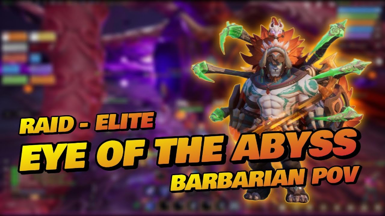 [RAID - ELITE] EYE OF THE ABYSS | BARBARIAN POV - YouTube