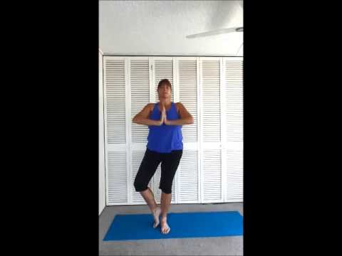 How to do a Tree Pose in yoga - YouTube