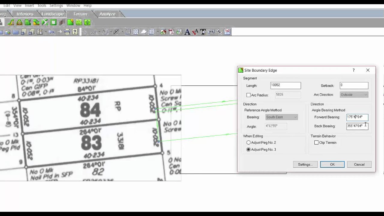 Site Boundary Drawing the boundary - YouTube