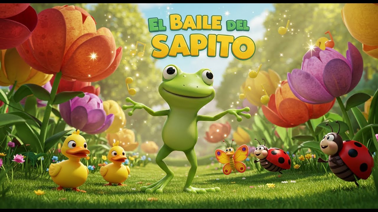El Baile del Sapito 🐸 | Canción Infantil Divertida para Bailar y ...