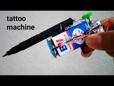 How to make tattoo machine - YouTube