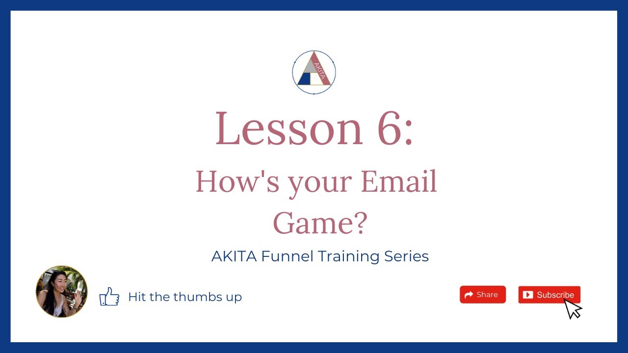 Lesson 6 - How's Your Email Game? - YouTube