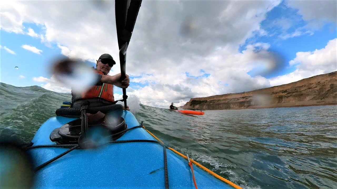 DOWNWIND, RESCUES & SURF - P&H VALKYRIE + OCTANE SURFSKI - SEA KAYAK v ...