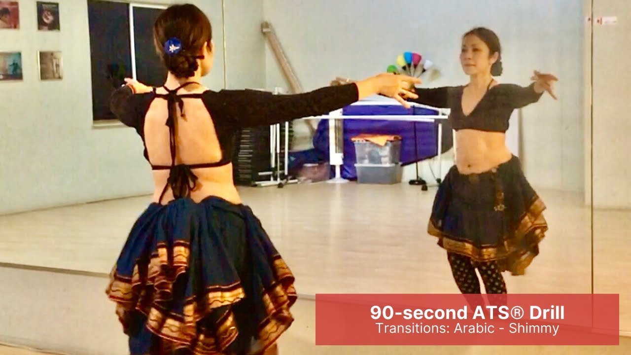 Michiyo 90 second ATS® Drill #Transitions Arabic-Shimmy Dec 2018 - YouTube