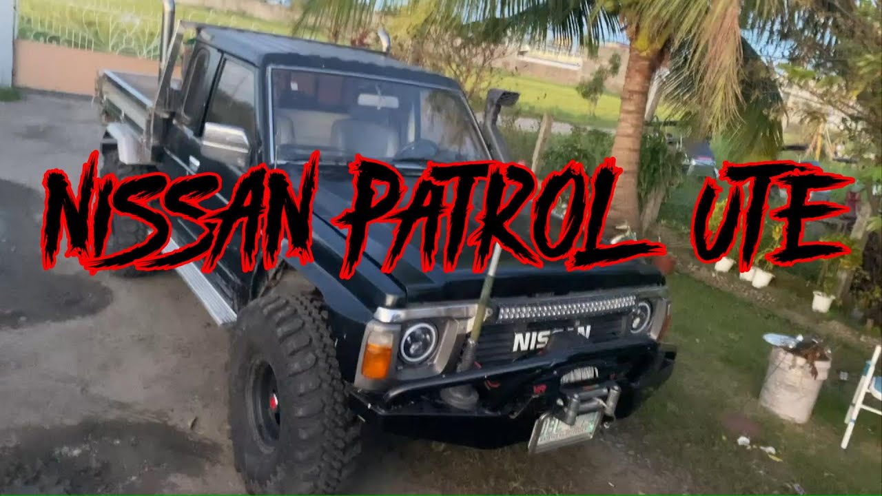 4x4 off road Nissan Patrol UTE (TD42) | 4k video - YouTube