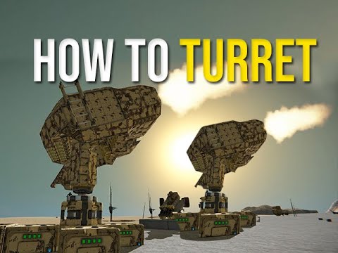 Space Engineers - Over Powered Turret How To Build - YouTube