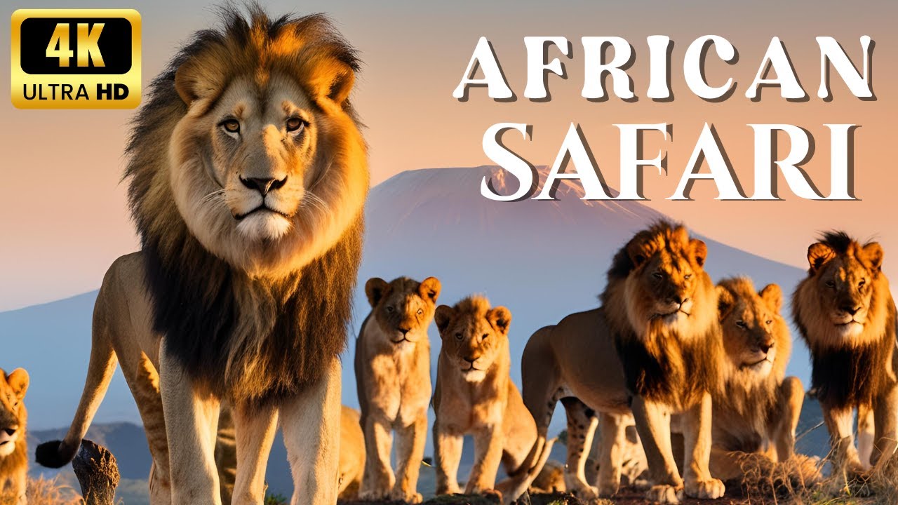 African Safari 4K - Scenic Wildlife Film With African Music - Scenic ...