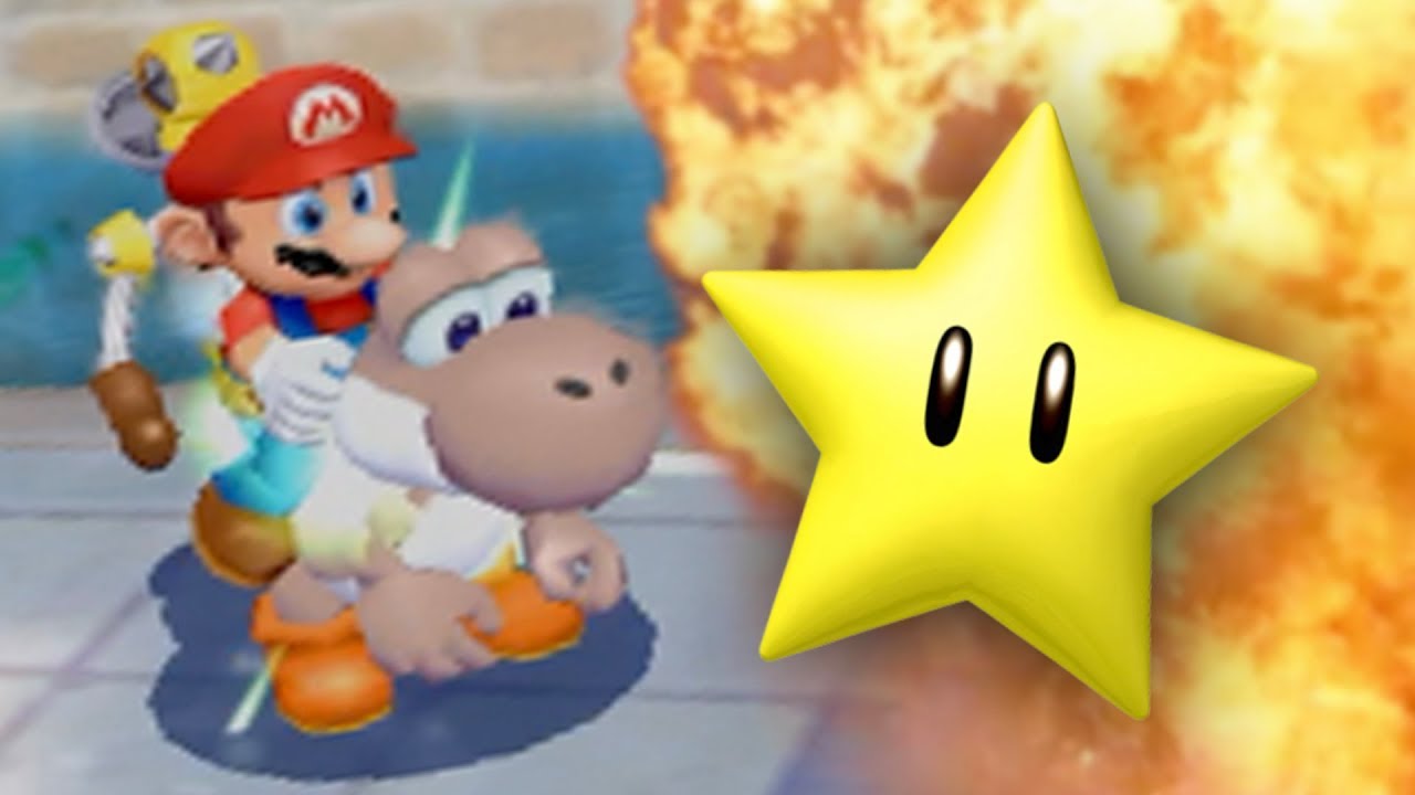 Super Mario Sunshine's Invincible Yoshi - YouTube